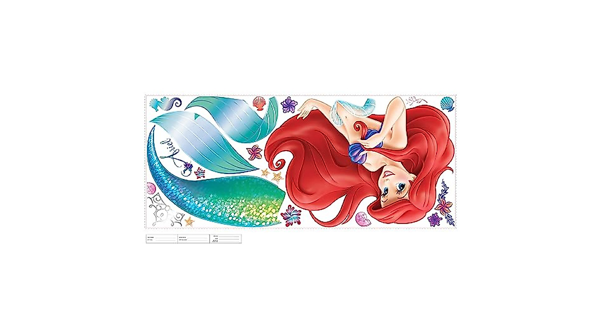 Ariel Giant Wall Decals - RoomMates Peel and Stick