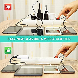 iHome 3-Port (1 USB C, 2X USB A) Fast Charger, MagSafe Compatible for iPhone 12, 12 Pro, 12 Pro Max, 12 Mini, SE2, 11, 11 Pro, 11 Pro Max, XR, X/Xs, iPad Pro- Foldable Prongs, Compact Power Delivery