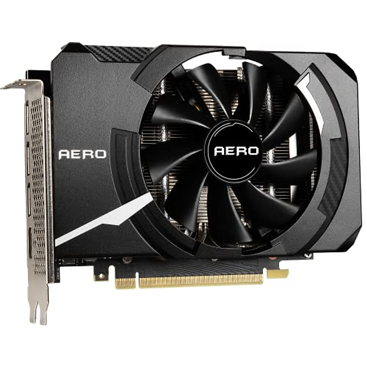 MSI Gaming GeForce RTX 3060 12GB GDRR6 192-Bit HDMI/DP PCIe 4 Single Fan Ampere OC ITX Graphics Card (RTX 3060 AERO ITX 12G OC)