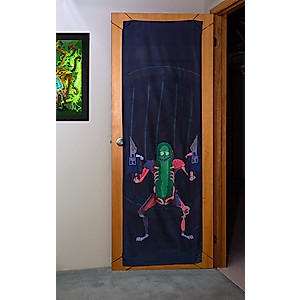 Calhoun Rick and Morty Door Banner (25" by 75") (Pickle Rick)