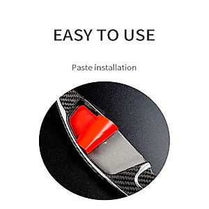 Paddle-Shifter Extension For BMW SUPRA - Carbon Fiber Paddle Shifter Cover,Car Refitting Decoration Accessories,For For BMW SUPRA (RED)