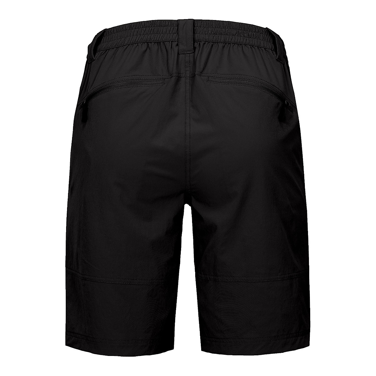 Mapamyumco Womens Hiking Shorts, Quick Dry Cargo Shorts Women for Golf Travel, Stretch Lightweight Black S