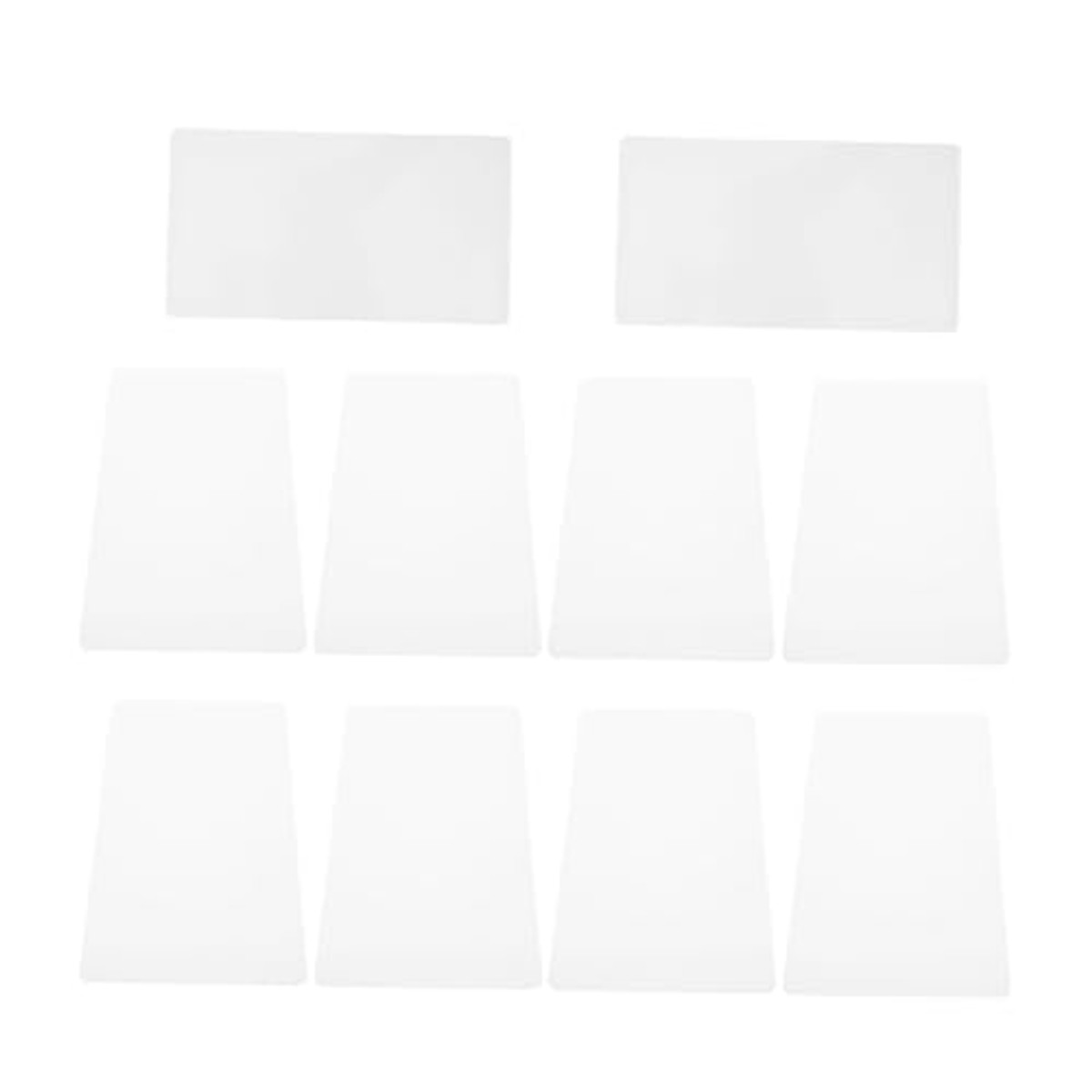 KICHOUSE 10pcs Board 3D Pen Accessories Painting Mat 3D Drawing Paper Templates 3D Pen Stencils 3D Pen Mat Basic Template 3D Pen Graffiti Pad 3D Printing Pen Mat PVC White