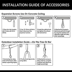 Therapy Sensory Swing Indoor with 360° Swivel Hanger, Cuddle Swing Outdoor Swing(Hardware Included),Adjustable Fabric Hammock with Special Needs for Autism, ADHD, Aspergers Integration