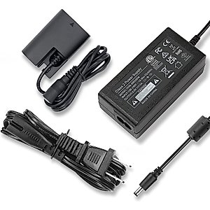 HY1C ACK-E6 AC Power Adapter LP-E6/LPE6N/LPE6NH Dummy Battery Kit for Canon EOS R, R5, R6, R7, 5D Mark III IV, 6D, 7D, R6 5D 6D 7D Mark II, 90D 80D 70D Cameras.