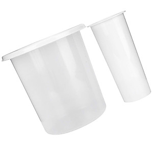 Clear Ice Cup,Shaved Ice Molds,Clear Reusable Shaved Ice Molds Cup for Ice Bucket Refillable Making Model with Lid