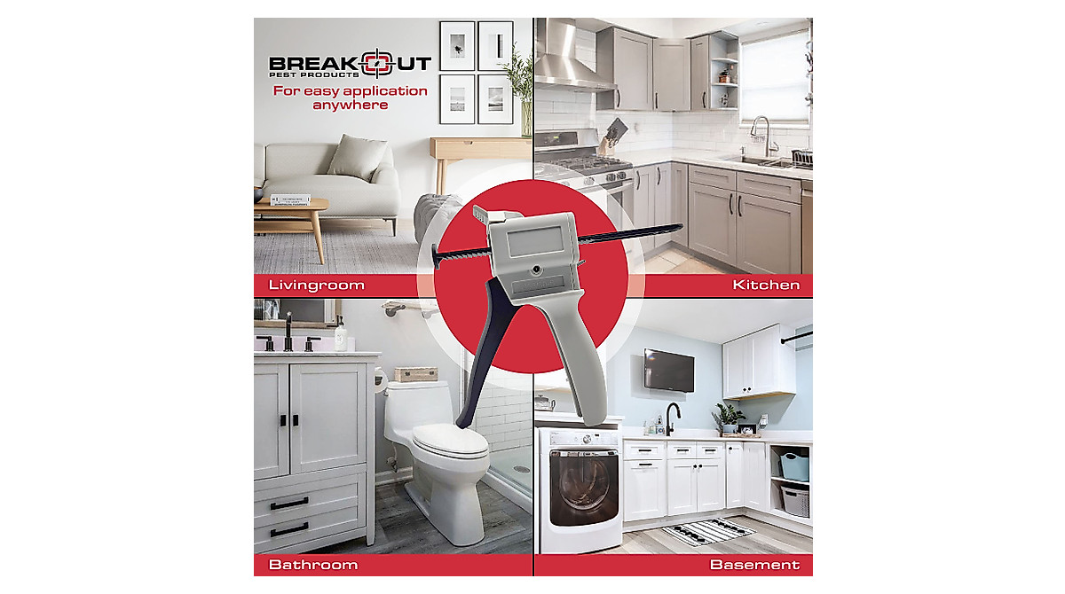 Bait Gun Applicator for Cockroach Gel Bait & Ants Work with Advion ...