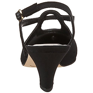 Ros Hommerson Women's Prize Pump,Black Micro/Leather Outsole,9.5 N US