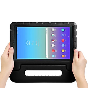 NEWSTYLE Kids Case for Samsung Galaxy Tab A 10.5 Inch 2018 - Shockproof Light Weight Protective Handle Stand EVA Kids Case for Samsung Galaxy Tab A 10.5 2018 Model SM-T590 T595 T597 (Black)