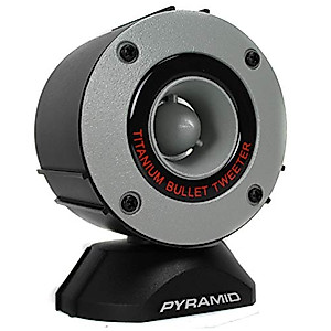 Pyramid TW28 3.75" 600W Super Car Audio Horn Bullet Aluminum Tweeters