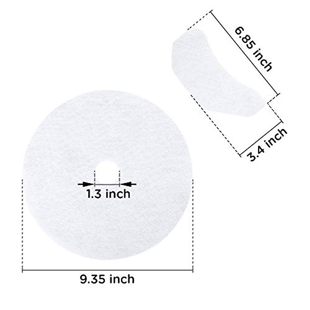 20Pcs Universal Cloth Dryer Exhaust Filters, Premium Quality Durable and Easy to Clean Dryer Lint Filter Compatible with Panda/Magic Chef/Sonya/Avant - 16 Exhaust Filters & 4 Air Intake Filters