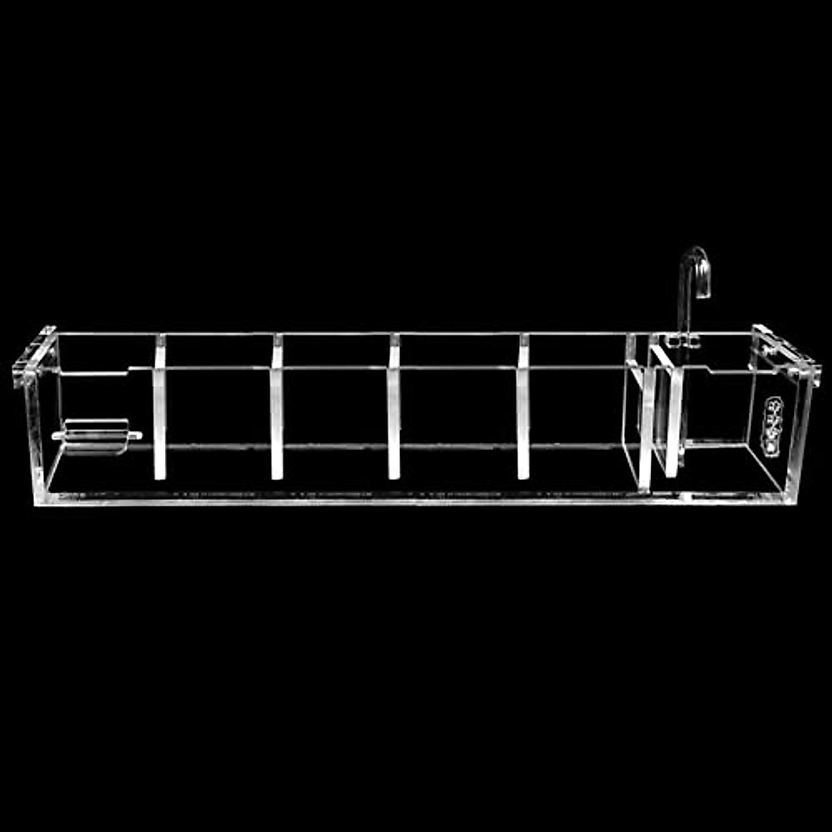 3-in-1 Aquarium Filter Boxes Transparent Acrylic Externa Hanging Water Purifier Aquarium Supplies for Home Restaurant Hotel Aquarium Tools(for widening Five Boxes and Seven Boxes)