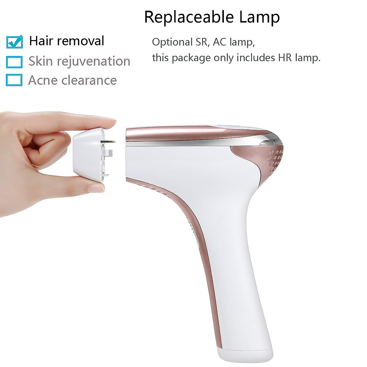 IPL Hair Removal for Women, MiSMON Permanent Laser Hair Removal Device for Body, Bikini, Safe Home Use Professional Intense Pulsed Light Hair Removal System, 300,000 Flashes with Safe Skin Tone Sensor