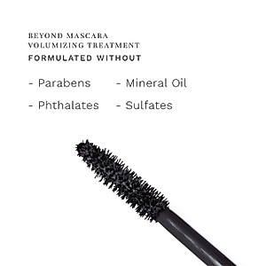 City Beauty Beyond Mascara - Volumizing Treatment - Nourish & Lengthen - Keratin & Biotin Promote Stronger, Thicker-Looking Eyelashes - Buildable & Smudge-Resistant - Cruelty-Free - Rich Black