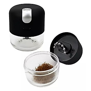 One tap 420 Electric Herb Grinder Spice cracker automatic USB Rechargable ball-chain grinder, small, YS-12