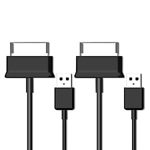 2 Pack 30 Pin 3.3 ft USB Charger Cable for Samsung Galaxy 7 7.7 8.9 10.1 Tab 2 Tab Note 10.1 GT-N8000;GT-P3100,P5100,P7510,P7300 Tablets Charging Cord Tablet 2 USB Power Cord Charging Sync Data Cable
