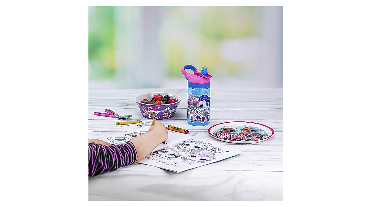 L.O.L. Surprise! Kids Plate & Bowl Set for Fun Meals