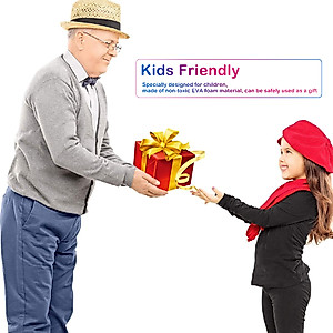 Feitenn Galaxy Tab A 8.0 Case for Kids 2019 SM-T290 / SM-T295, 3D Cartoon Butterfly Cover Non-Toxic EVA Kickstand Kid-Proof Shockproof Bumper Shell Girl Boy Gift for Samsung Tab A 8.0'' 2019 - Rose