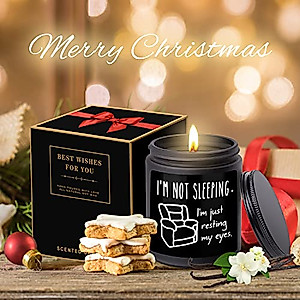 Birthday Gifts for Dad Men from Daughter Son Unique Gifts for Boyfriend Relaxing Gifts for Daddy Unique Scented Candle Gifts for Dad Men Him from Wife