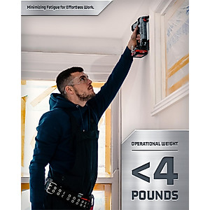 Electric Nail Gun, LINKNAL Cordless Brad Nailer Battery Powered,18 Gauge, 2×20V MAX Li-ion Batteries, Charger and 1000 Nails Included (L820-BN)