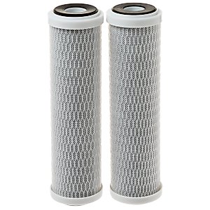 GE FX12P Under Sink Water Filter | Replacement for Reverse Osmosis System | NSF Certified: Reduces Sediment, Rust & Other Impurities from Water | Replace Every 6 Months for Best Results | 2 Filters