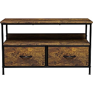 Sorbus TV Stand Dresser with 2 Drawers - Television Riser Chest with Storage - Bedroom, Living Room, Closet, & Dorm Furniture