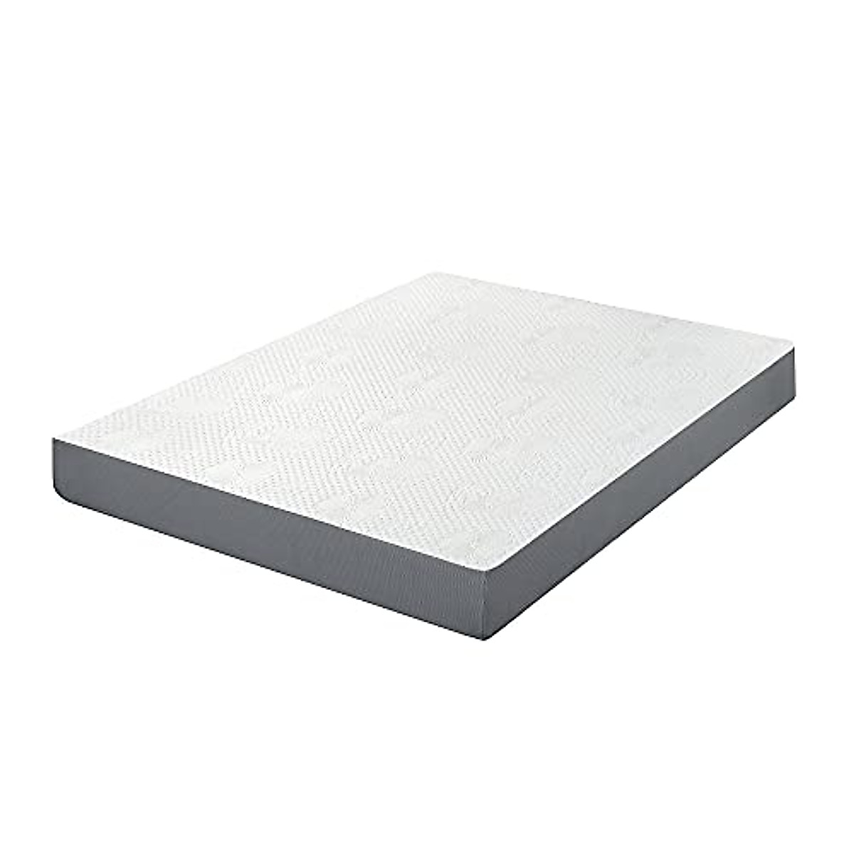 PrimaSleep 7 Inch Gel Infused Superior high-Density Memory Foam Mattress, CertiPUR-US® Certified, Gray, Full