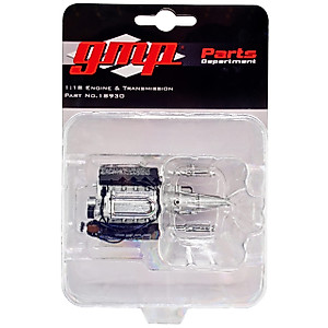Blown 427 SOHC Engine and Transmission Replica from 1967 Fairlane SOHC Street Machine 1/18 Scale Model by GMP 18930