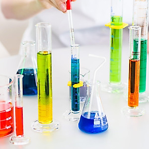 PartyKindom 4 Pcs L- Cell Culture Scraper, Glass Coating Rod Cell Spreaders, Reusable Cell Diffuser Tool for Laboratory Scientific Research Use, Diameter 6mm