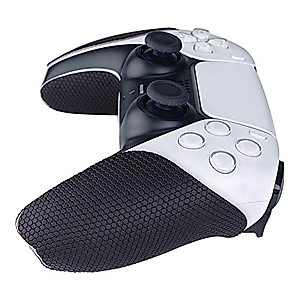 eXtremeRate PlayVital Anti-Skid Sweat-Absorbent Controller Grip for ps5 Controller, Professional Textured Soft Rubber Pads Handle Grips for ps5 Controller
