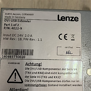 DVI/USB TX4 Extender DC 24V in Stock Used in Excellent Condition Fully Tested