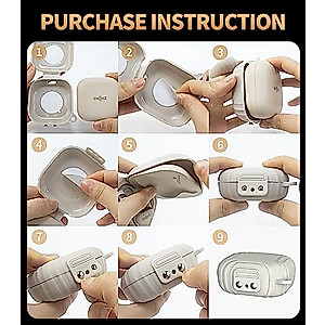 [Newest Secure Lock] Alquar for SHOKZ OpenFit T910 Case Cover, Silicone Protective Scratch Shock Resistant Cover ONLY Compatible with SHOKZ OpenFit T910 Earbuds Charging Case with Carabiner(Black)