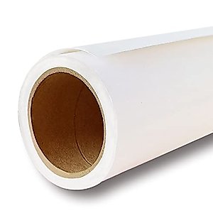 Yizhily Seamless Photo Photography Background Paper Backdrop for Photoshoot, Videos, YouTube, Livestream, 107" x36', Snow