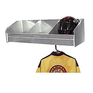 Pit Pal Products 332 42.75" x 12" x 15" 3-Bay Helmet Shelf