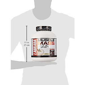 Labrada Nutrition Muscle Mass Gainer, Vanilla, 6 Pound (Packaging may Vary)