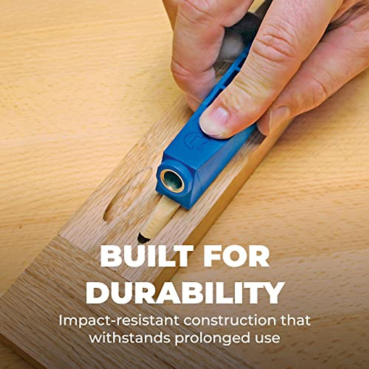 Kreg MKJKIT Mini Jig Kit - Simple, Compact Kreg Pocket-Hole Jig - Create Strong Joints Without Glue - For Tight Spaces & Small Projects - Unlimited Material Thickness