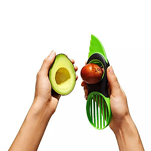 3-İn-1 Avocado Slicer, Avocado Cutter Tool, Avocado Slicer Seed Remover, Multifunctional Avocado Peeler, Fruit Slicer