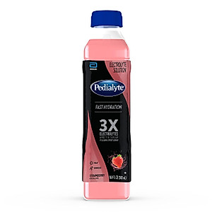 Pedialyte Electrolyte Solution, Strawberry, 16.9 fl oz