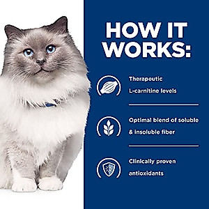 Hill's Prescription Diet r/d Weight Reduction Chicken Flavor Dry Cat Food, Veterinary Diet, 17.6 lb. Bag