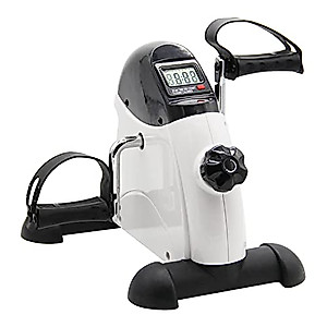 Hausse Portable Exercise Pedal Bike for Legs and Arms, Mini Exercise Peddler with LCD Display