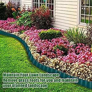 Landscape Edging Board, Paver Edging, Lawn Edging, Antirust Flexibility Sturdy Plastic Garden Edging Border Fence for Vegetable, Flower Beds, DIY Patios and Lawns Edging, 6 inch by 30 feet