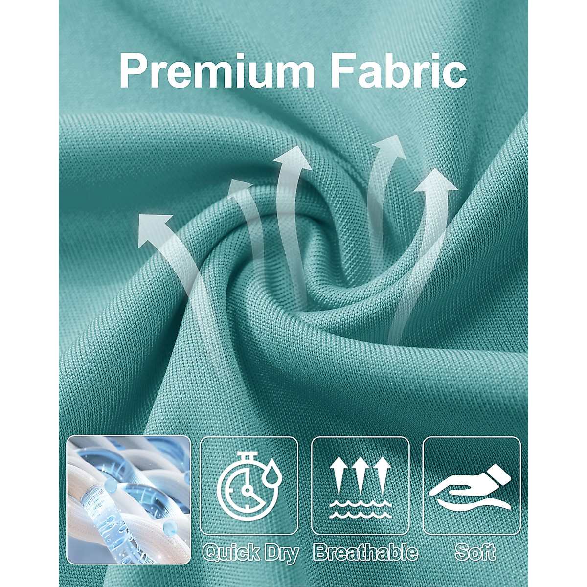 Hiking Shirts for Men Long Sleeve Running Shirts Quick Dry Shirts for Men Baselayer Shirt Men Performance Sun Tshirt Rash Guard for Men Beach Shirts Grey Green