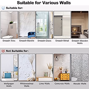 Bathroom Shower Organizer, YASONIC 3-Pack Strong Adhesive Shower Caddy with Soap Holder and 8 Hooks, No Drilling Wall Mounted Rustproof Stainless Steel Shower Shelf, for Inside Shower, Bathroom, Black