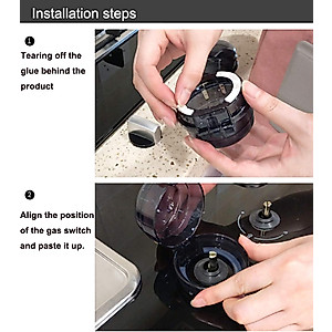 Stove Knob Covers,2-Packs Child Proof Stove Safety Covers,Universal Design