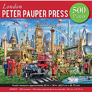 PETER PAUPER PRESS London 500 Piece Jigsaw Puzzle