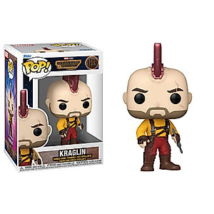 POP Marvel: Guardians of The Galaxy Volume 3 - Kraglin Funko Vinyl Figure (Bundled with Compatible Box Protector Case), Multicolored, 3.75 inches