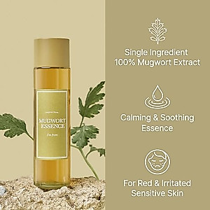 [I'm From] Mugwort Essence 5.4 Fl Oz | 100% Vegan Mugwort Extract - Soothe Sensitive and Irritated Skin, Redness Relief, Refreshing, Korean Hydrating toner | All Skin Types, PETA approved