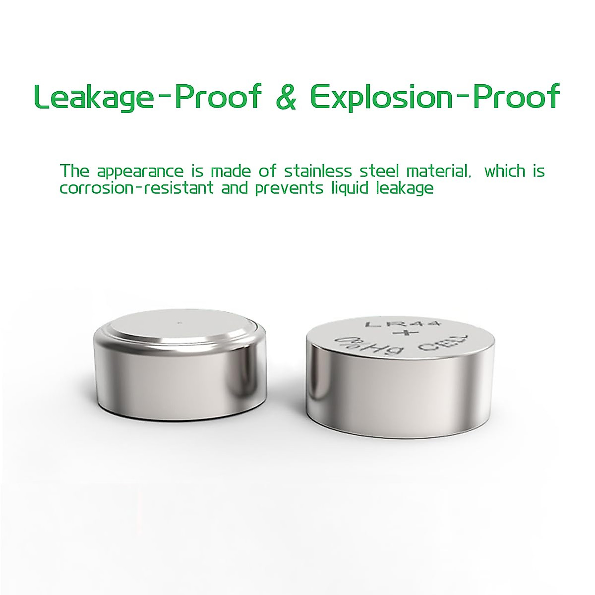 Cotchear 20pcs AG5 Button Cell Battery 1.5V 393A LR754 SR48 AG5 Alkailine Coin Batteries