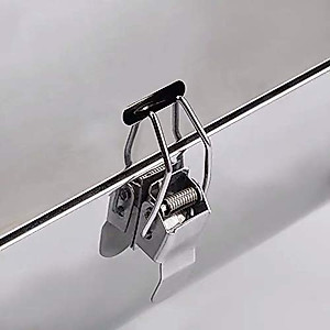 Portable BBQ Grill Portable Charcoal Grill Mini Lightweight BBQ Smoker Grill for Outdoor Barbecues Camping Backyard Garden Picnic Beach Party, Stainless Steel, Silver for Patio Backyard Barbecue Campi