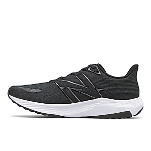 New Balance Men's FuelCell Propel V3 Running Shoe, Black/White, 14